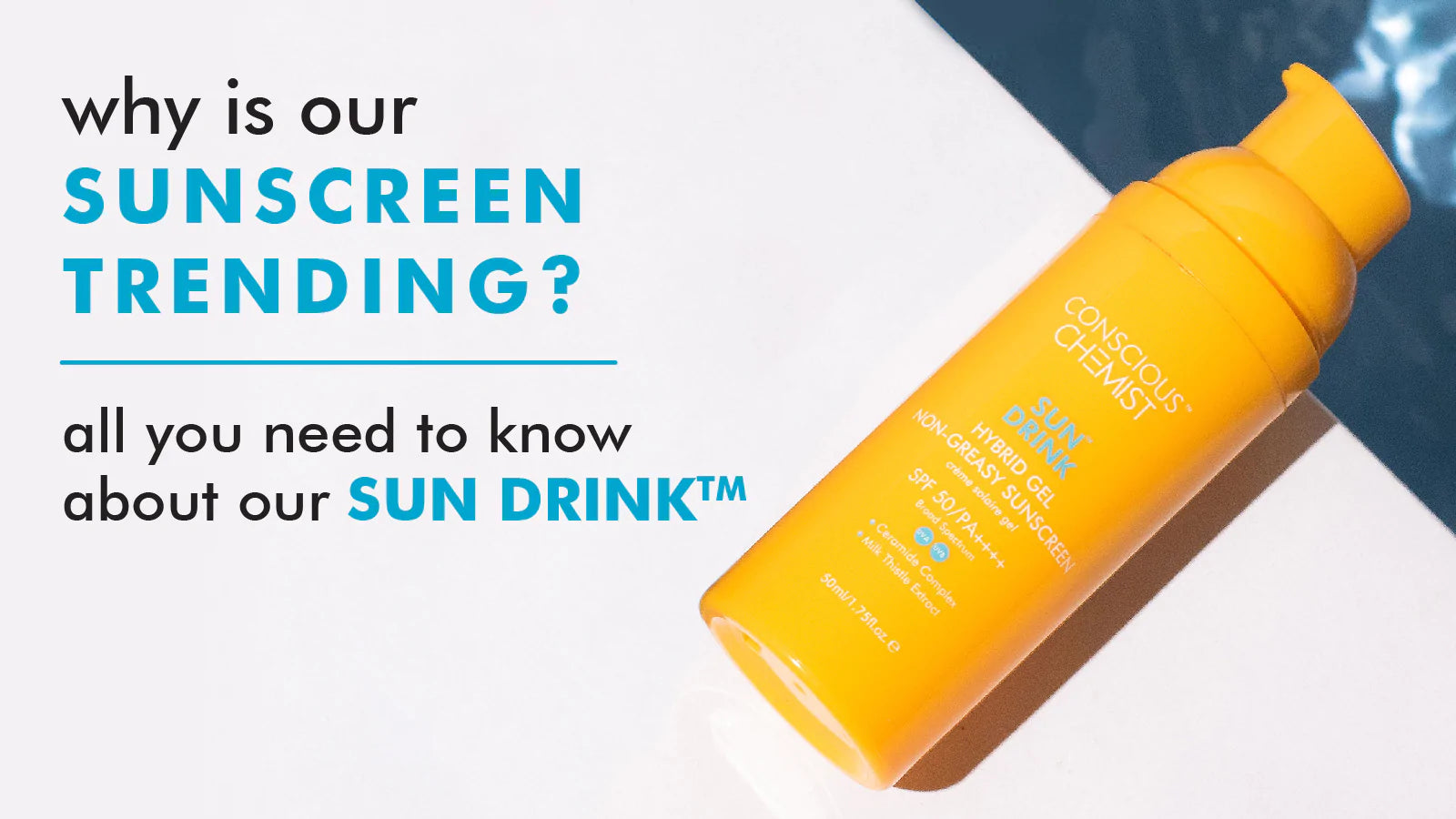 Why is Sundrink Sunscreen Trending ? Conscious Chemist