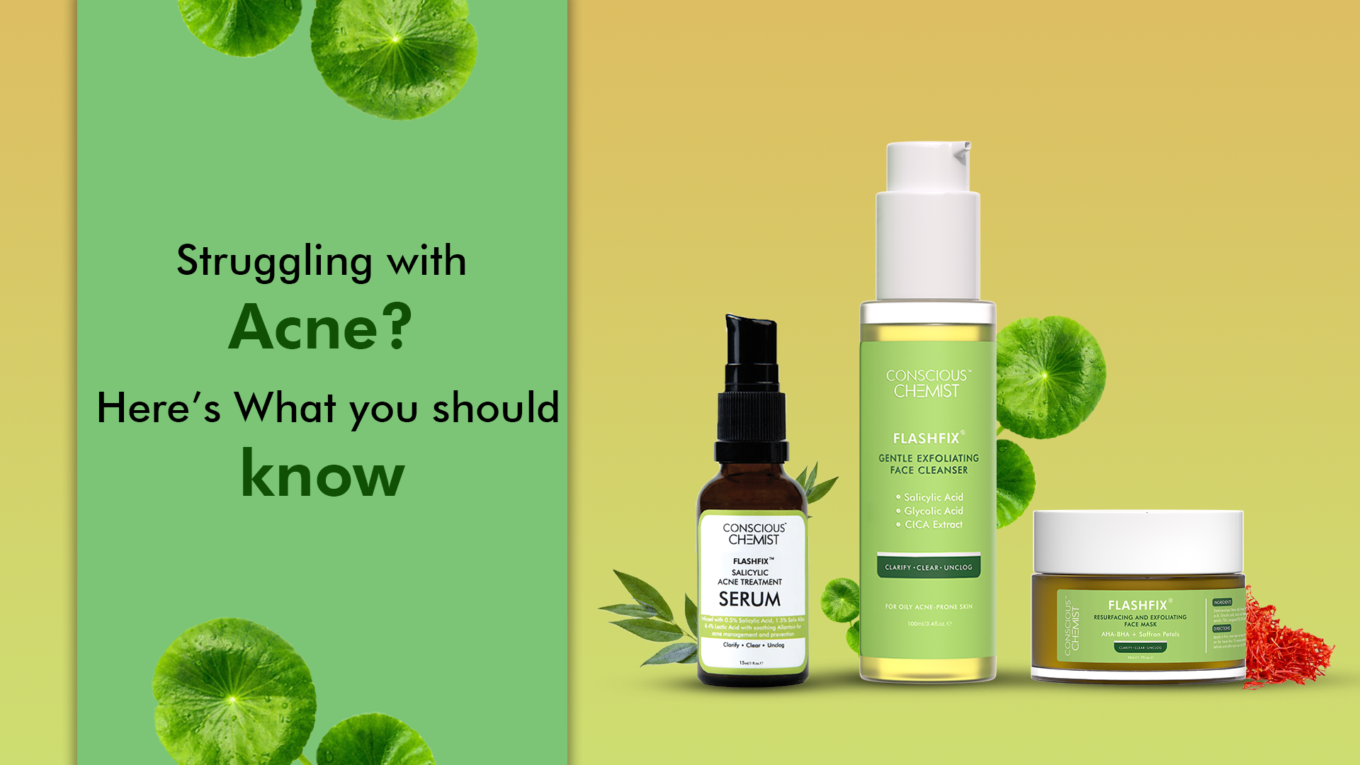 Struggling with Acne ? Here’s What you should know – Conscious Chemist