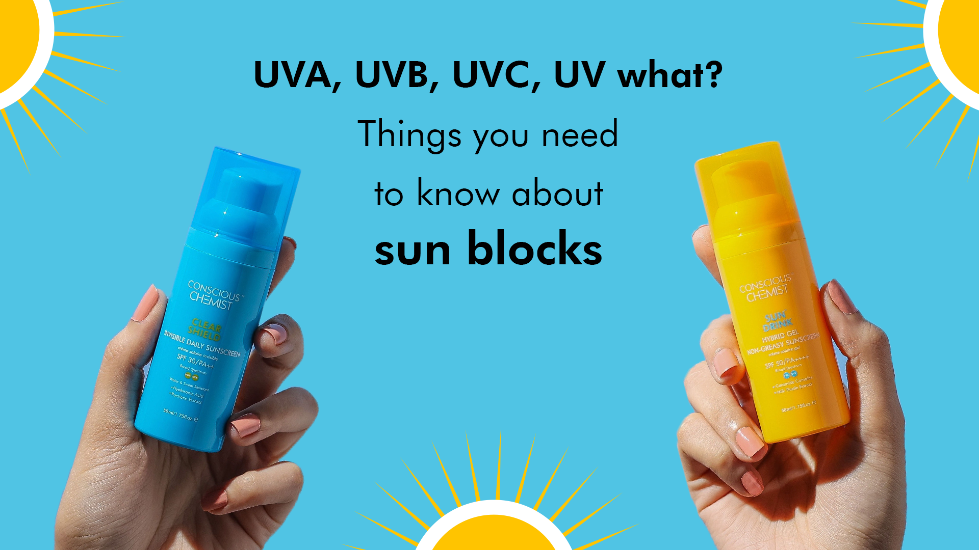 UVA, UVB, what? you need to know about sun blocks – Conscious Chemist